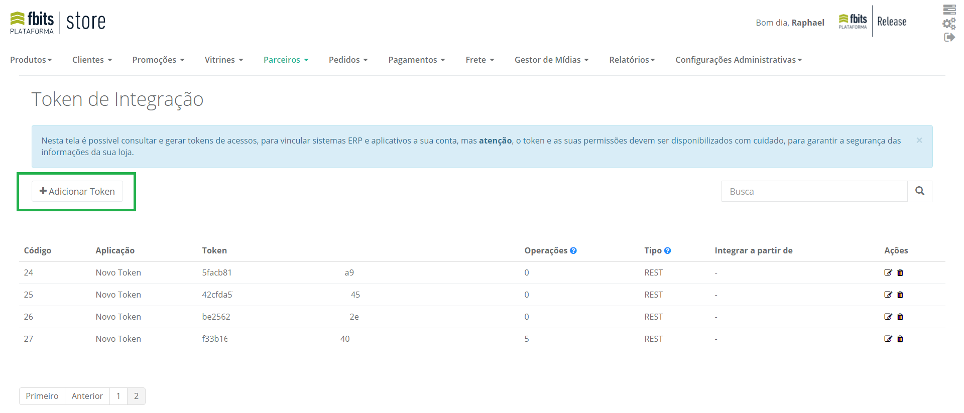 Integração TrayCorp – Venda Válida